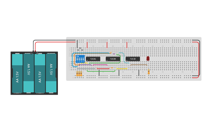 Circuit design Practica 8a - Tinkercad