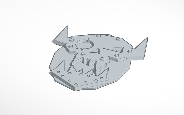3D design Ork War Banner - Tinkercad