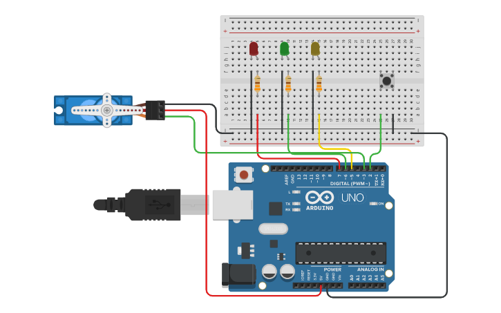 Circuit design String Communication | Tinkercad