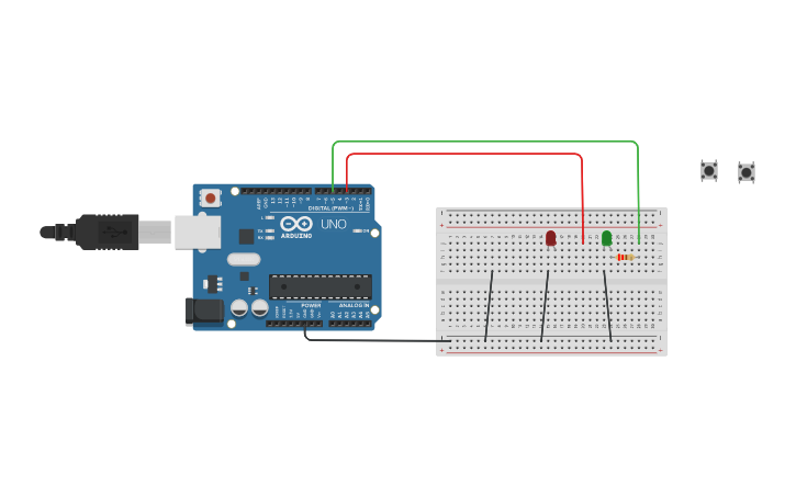Circuit design Funzione logica arduino - Tinkercad