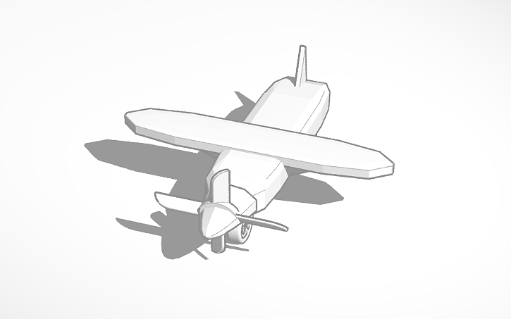 3D design 3D plane Design | Tinkercad