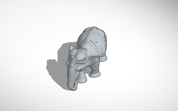 3D design Mobile Fab Lab Elephant - Tinkercad