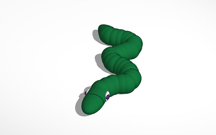 3D design snake | Tinkercad