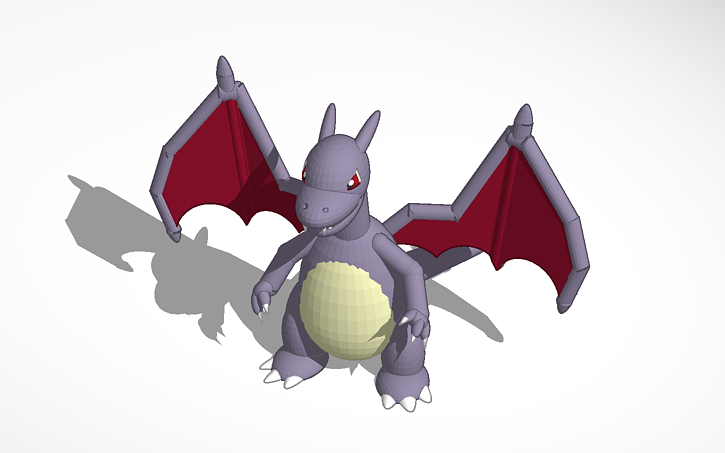 3D design My Shiny Charizard from "Pokémon" | Tinkercad