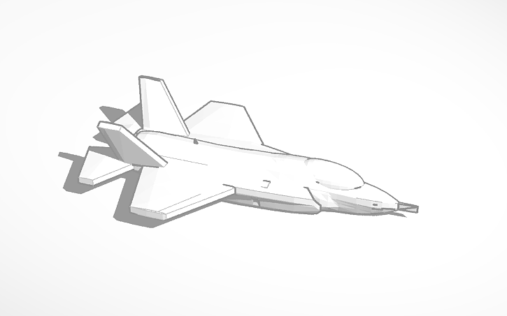 3D design F-35 Modified canopy - Tinkercad