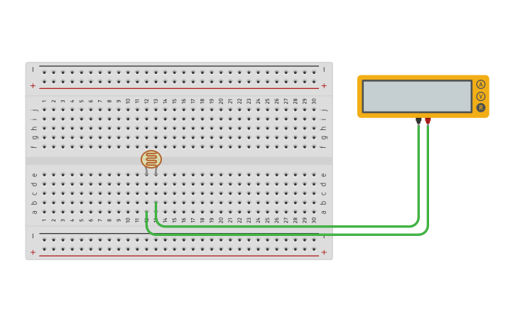 Circuit design LDR | Tinkercad