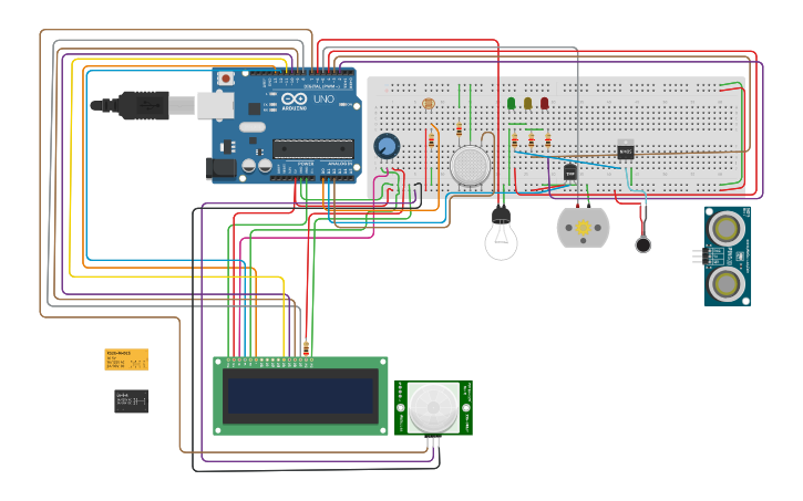 Circuit Design Home Automation Tinkercad