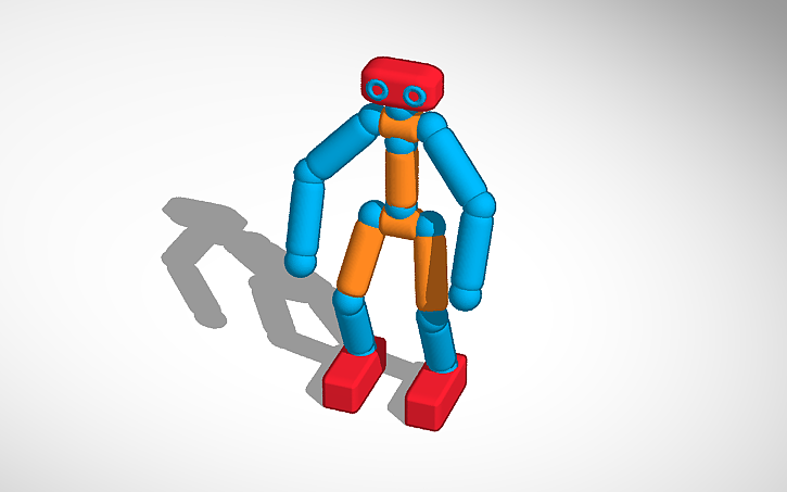 3D design Humanoid | Tinkercad
