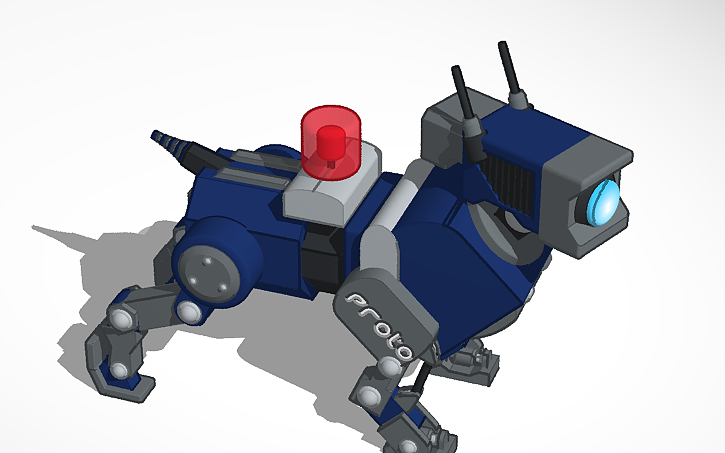 3D design Proto - The Robotic Police Dog - Tinkercad