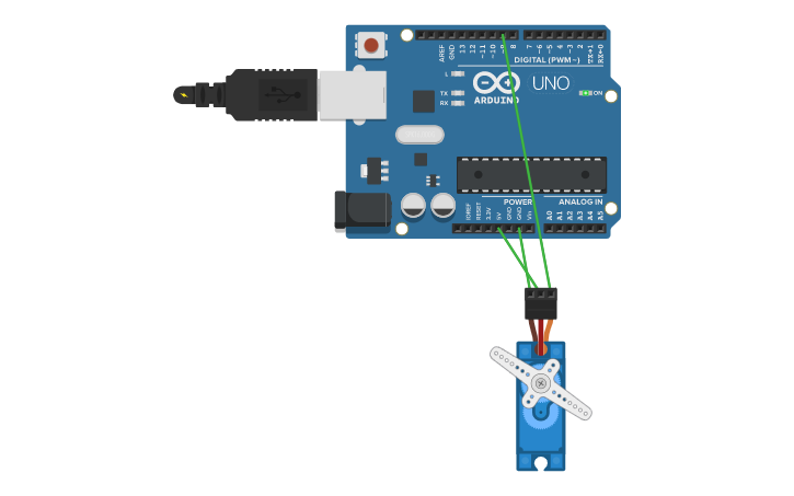 Circuit Design Copy Of Controlar Servos Con Fotoresistores Proyecto