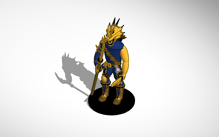 3D design Lathix Stormbringer, Dragonborn Ranger | Tinkercad