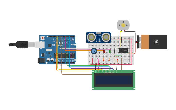 Circuit design Proyecto | Tinkercad