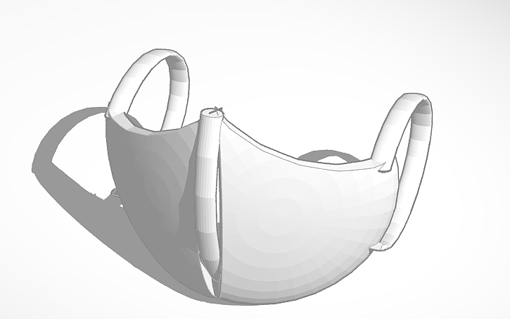 3D design Mask - Tinkercad
