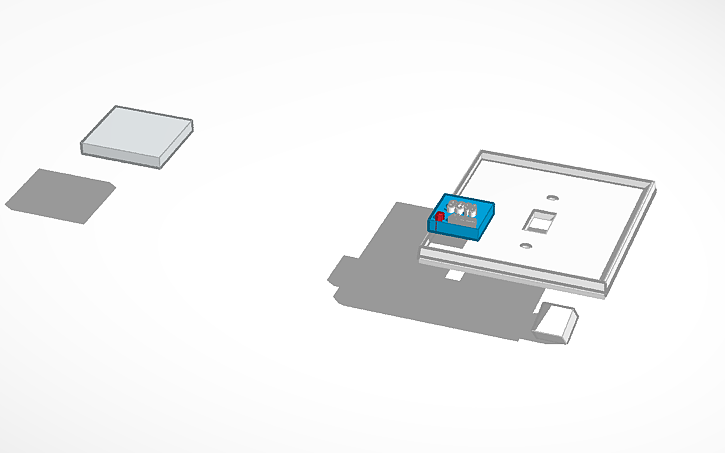 3D design Copy of light switch - Tinkercad