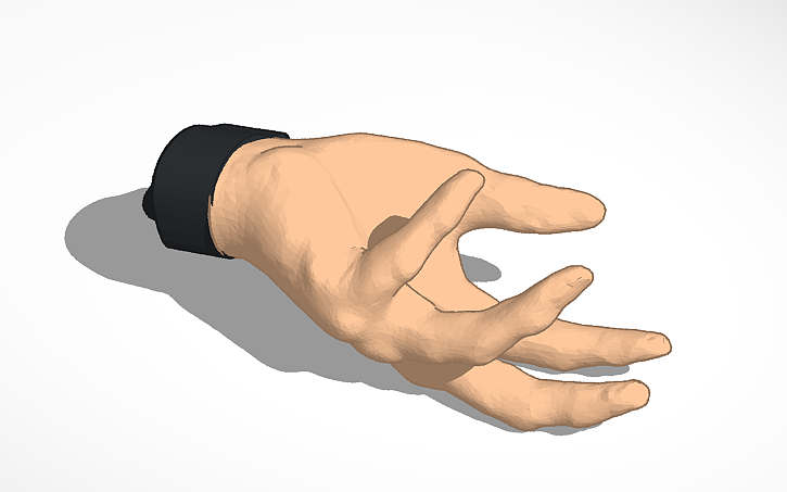3D design hand thing - Tinkercad