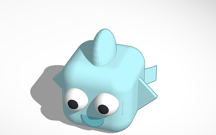3D design fish - Tinkercad