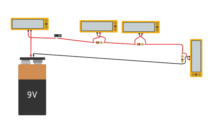 Circuit design Circuito serie. Problema 2. | Tinkercad
