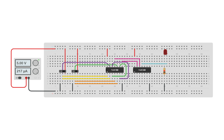 Circuit Design Xor Using Nand Gate Tinkercad