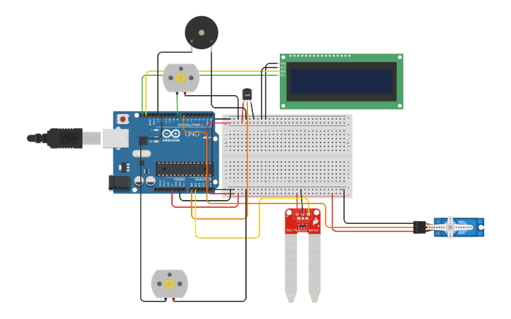 Circuit design Riego automatico arduino Juanjo - Tinkercad