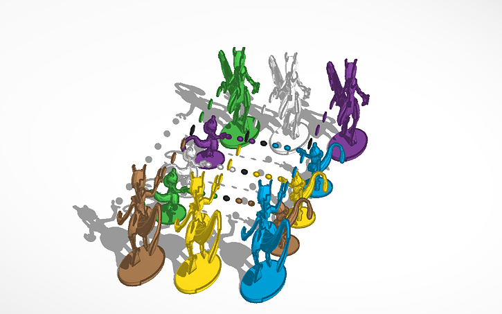 3D design Mewtwo fight | Tinkercad