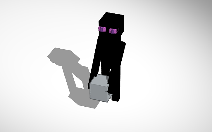 3D design enderman | Tinkercad