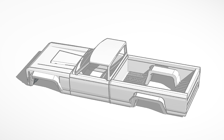 3D design Custom Pickup - Tinkercad