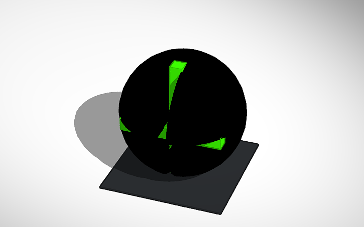 3D design Xbox Symbol - Tinkercad