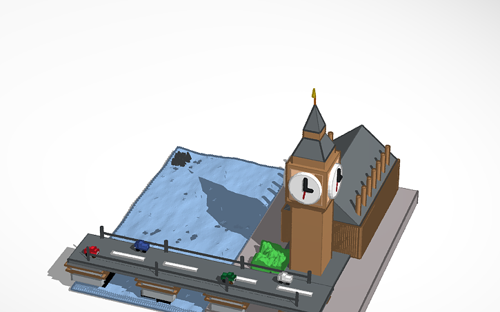 3D design BIG BEN - Tinkercad