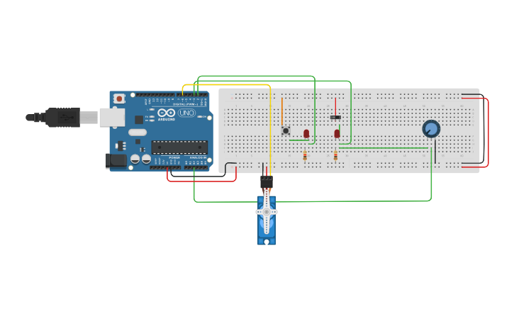Circuit design 02. TALLER2_SERVOMOTOR | Tinkercad