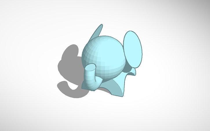 3D design Elephant | Tinkercad