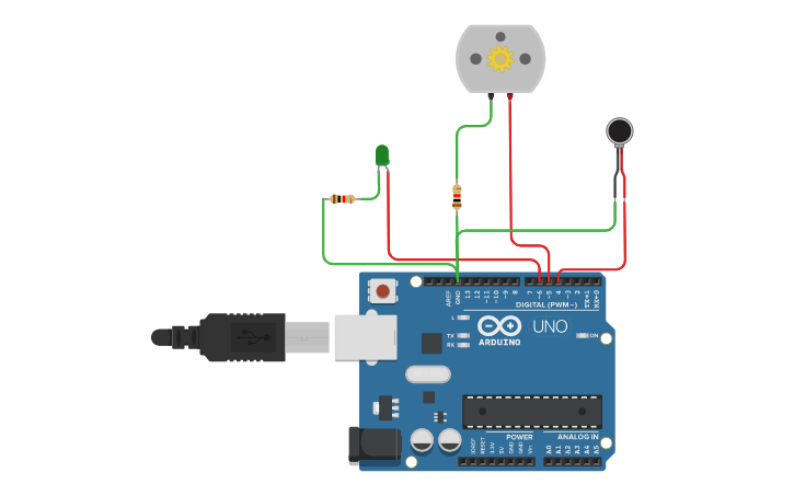 Circuit design Ejercicio 3 Arduino | Tinkercad