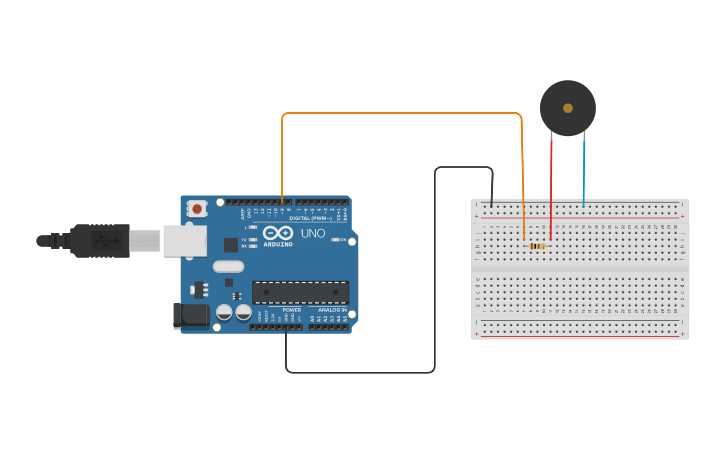Circuit Design Arduino With Piezo Buzzer Tinkercad