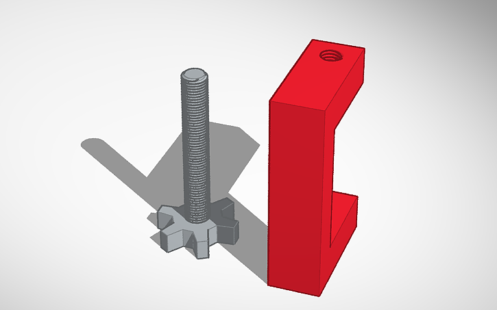 3D design C-Clamp - Tinkercad