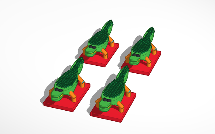 3D design alligators - Tinkercad