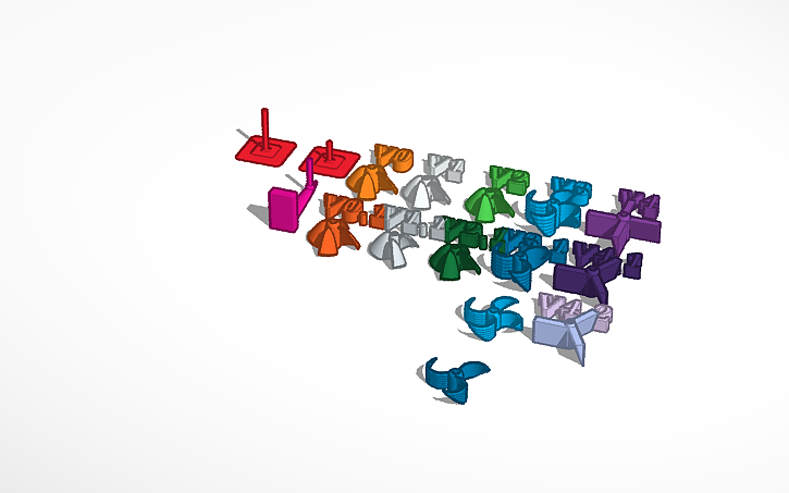 3D design Windmill fan - Tinkercad