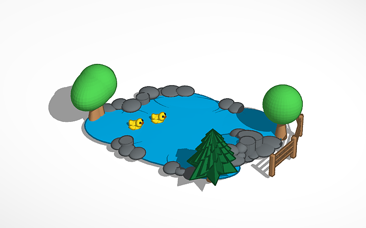 3D design Lake - Tinkercad