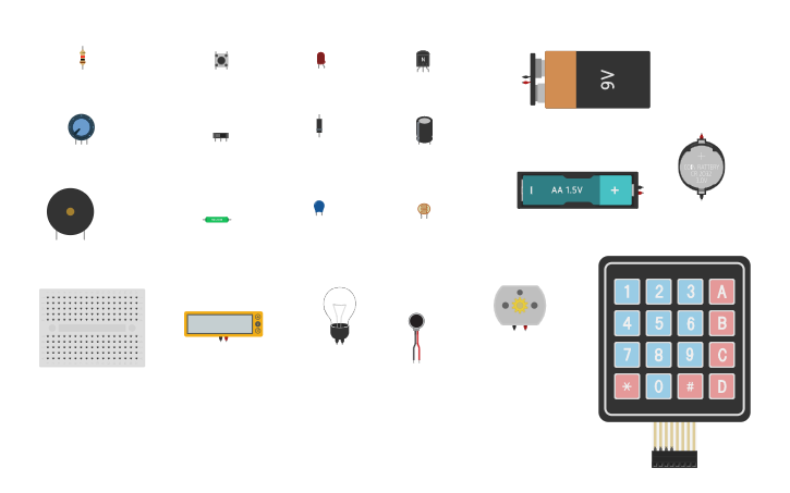 Circuit Design Identify Basic Electronic Components Tinkercad