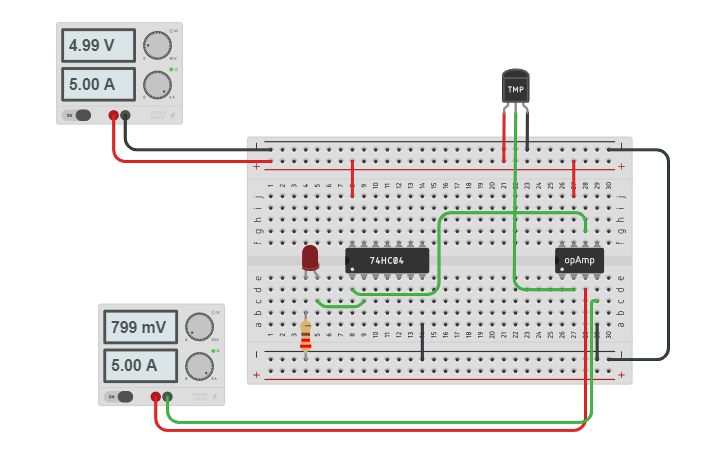Circuit design Automatic Fan Controller | Tinkercad