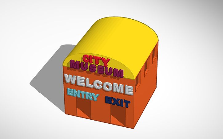 3D design Project 1- Museum | Tinkercad