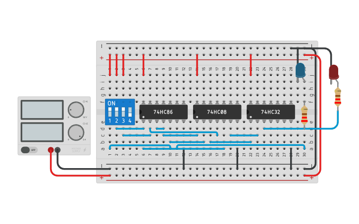Circuit design Muhammad Fitran Ramadhan_1103220156_31_TPModul2 - Tinkercad Circuit design Muhammad Fitran Ramadhan_1103220156_31_TPModul2 - Tinkercad