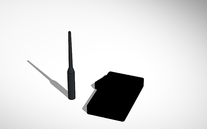 3D design ham radio print - Tinkercad