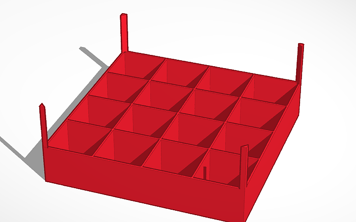 3D design Simple Spice Rack - Tinkercad