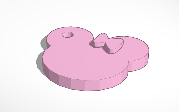 3D design Minnie mouse - Tinkercad