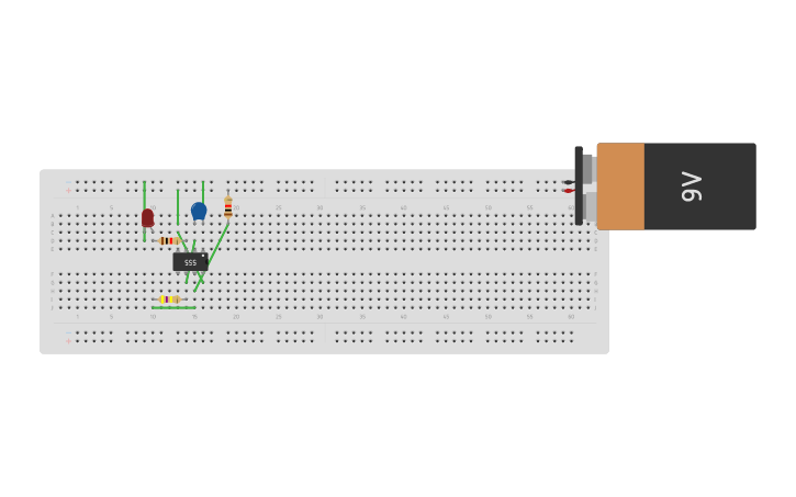 Circuit Design Copy Of Led Blink 555 Timer Tinkercad