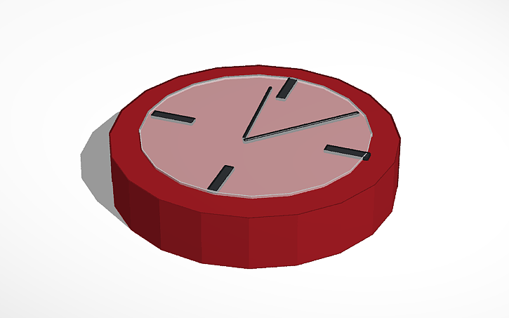 3D design Clock | Tinkercad