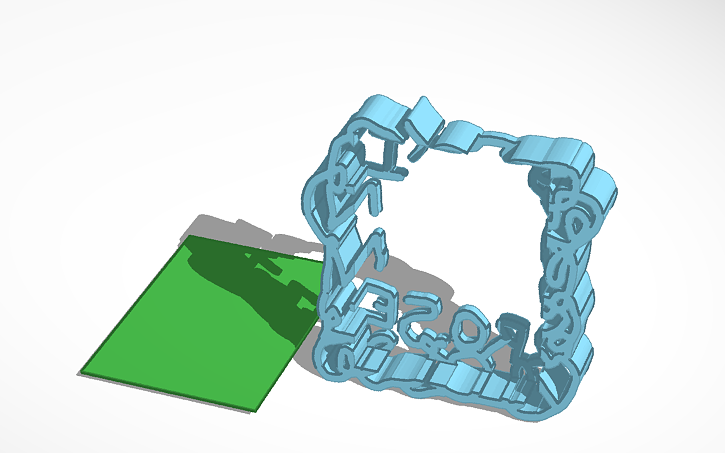 3D design Scribble Picture Frame | Tinkercad