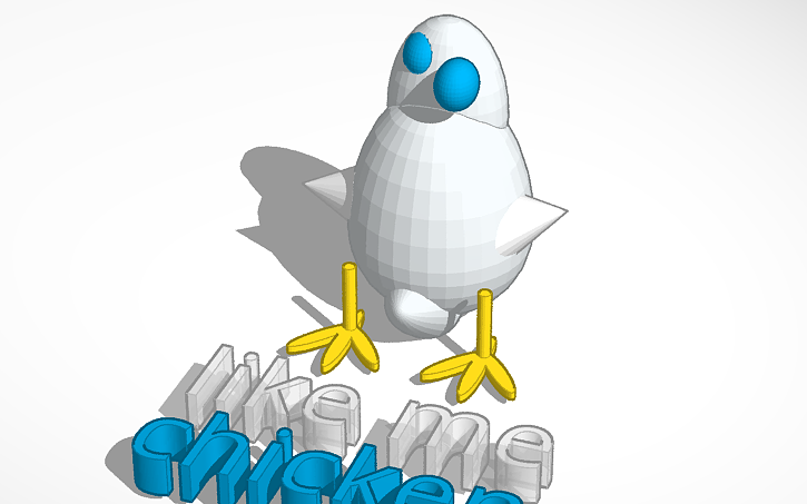 3D design chicken | Tinkercad