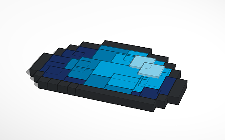 3D design blue slime terraria | Tinkercad