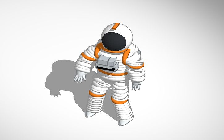 3D design Astronaut - Tinkercad