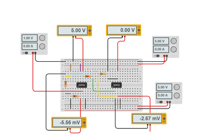 Circuit design Lab test | Tinkercad